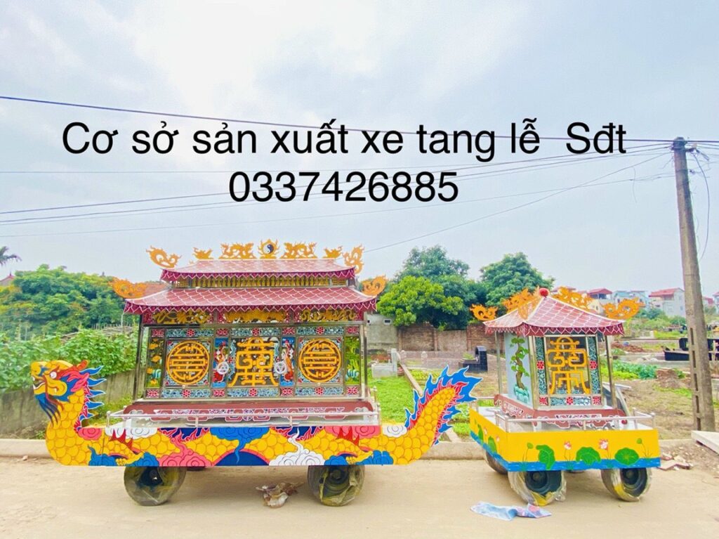 Xe Tang Lễ kéo Tay Chữ Thọ Đầu Rồng – Cơ Sở Sản Xuất Xe Tang Lễ Vũ Chiến